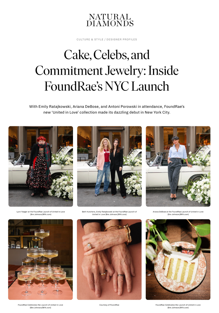 Cake, Celebs, and Commitment Jewelry: Inside ’s NYC Launch – FoundRae