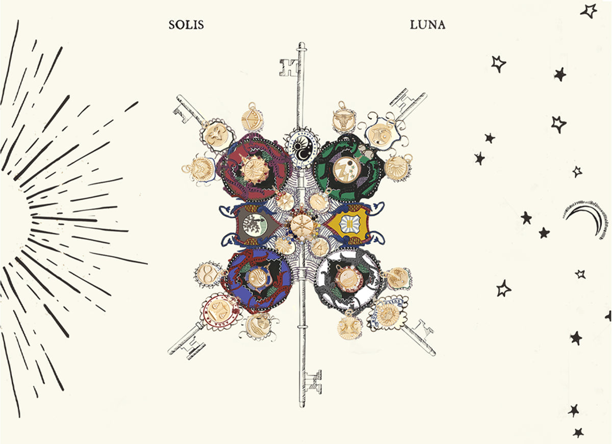 18k white gold 18K Gold Astrology Zodiac Jewelry & Necklaces – FoundRae