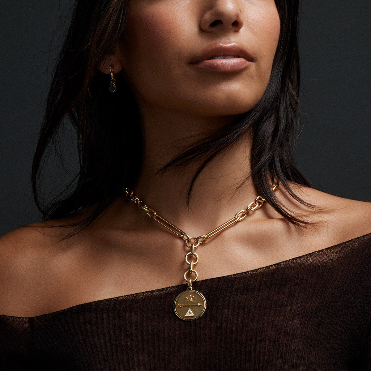 18K Yellow Gold Oversized Mixed Clip Chain – FoundRae