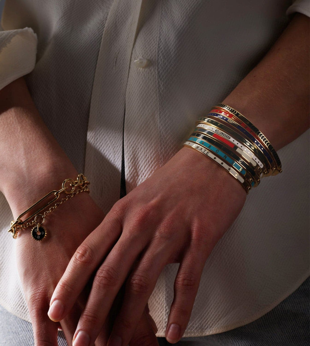 Resilience Bracelets - Symbolic Gold Flower Charms – FoundRae