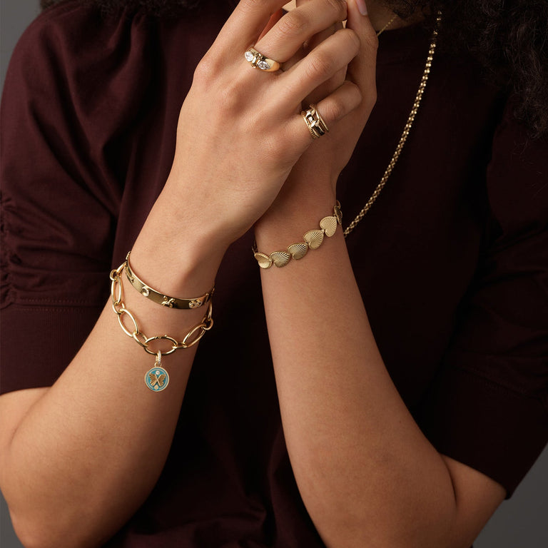 Mixed Links Bracelets - Oversized, Midsized & Small Mixed Links – FoundRae