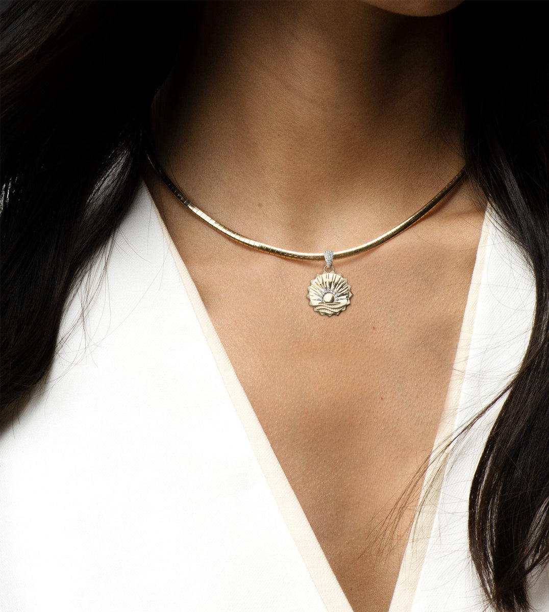 18K Yellow Gold Small Bail Link | FoundRae