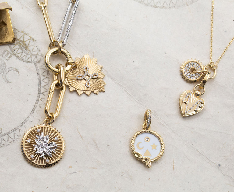 True Love Medallions - Symbolic Love Gold Pendants – FoundRae