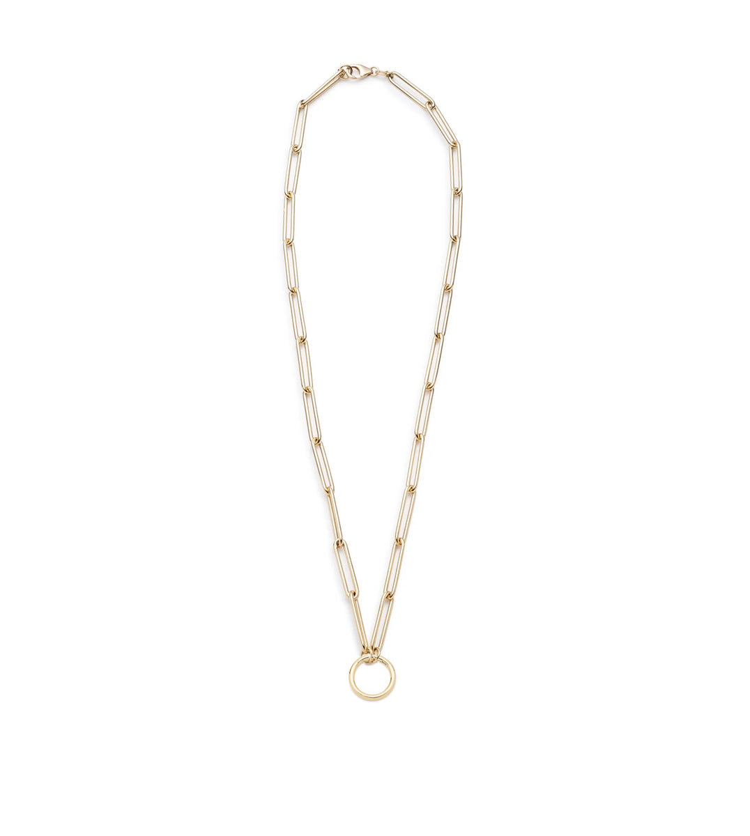Extended Clip Open Chain : in Yellow Gold 24" in 18K Yellow Gold | FoundRae