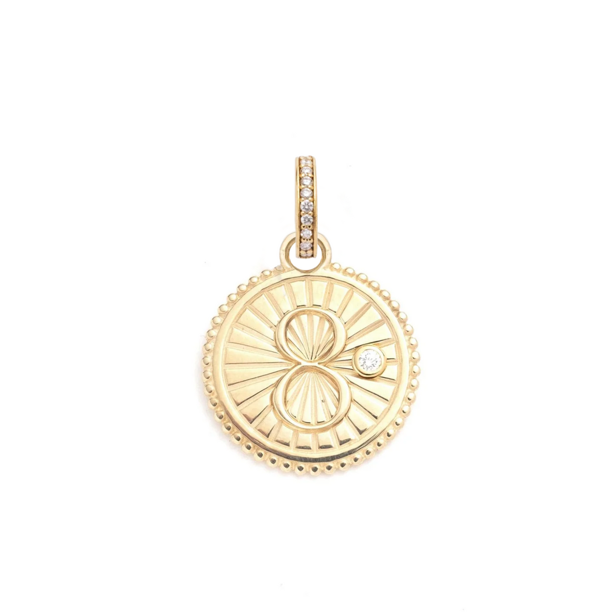 18K Gold Karma Medallion | FoundRae | FoundRae