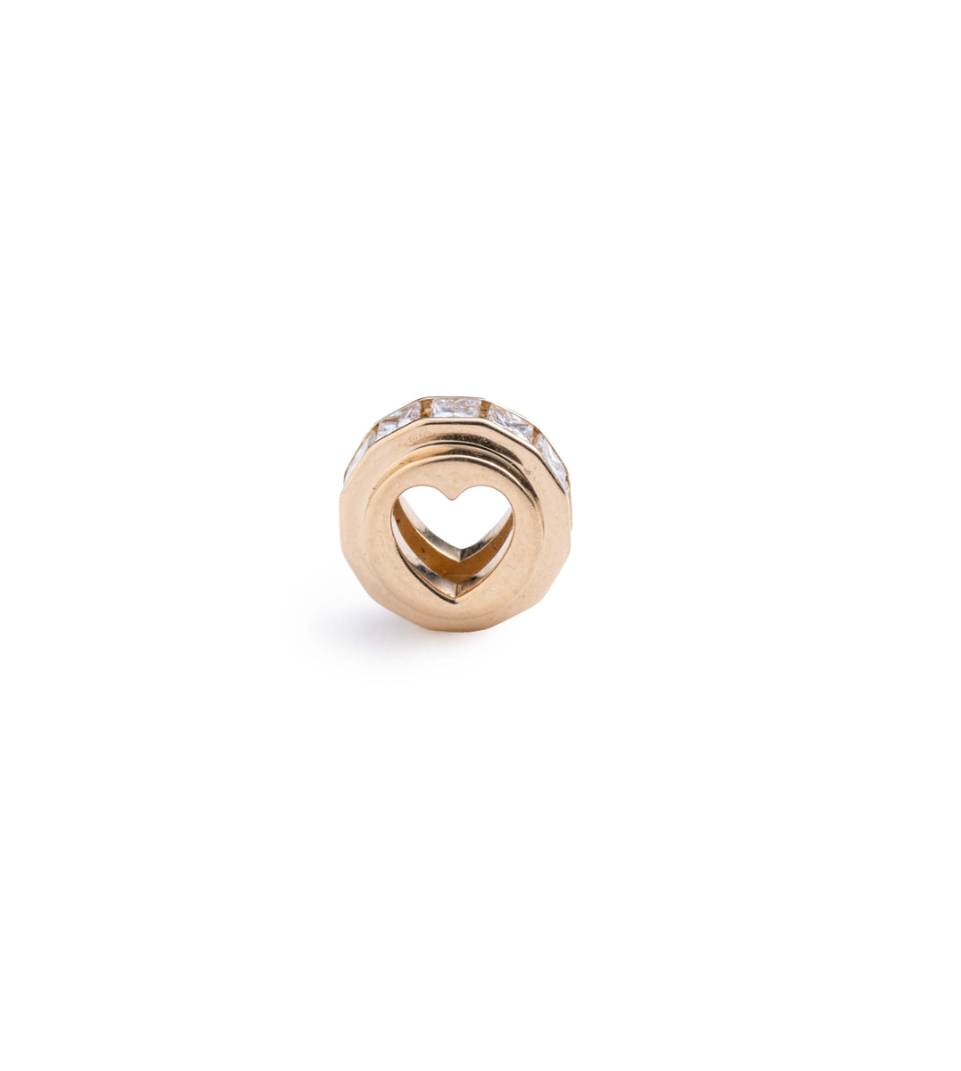 True Love Heart Beat : in Yellow Gold with Diamond Line in 18K Yellow ...