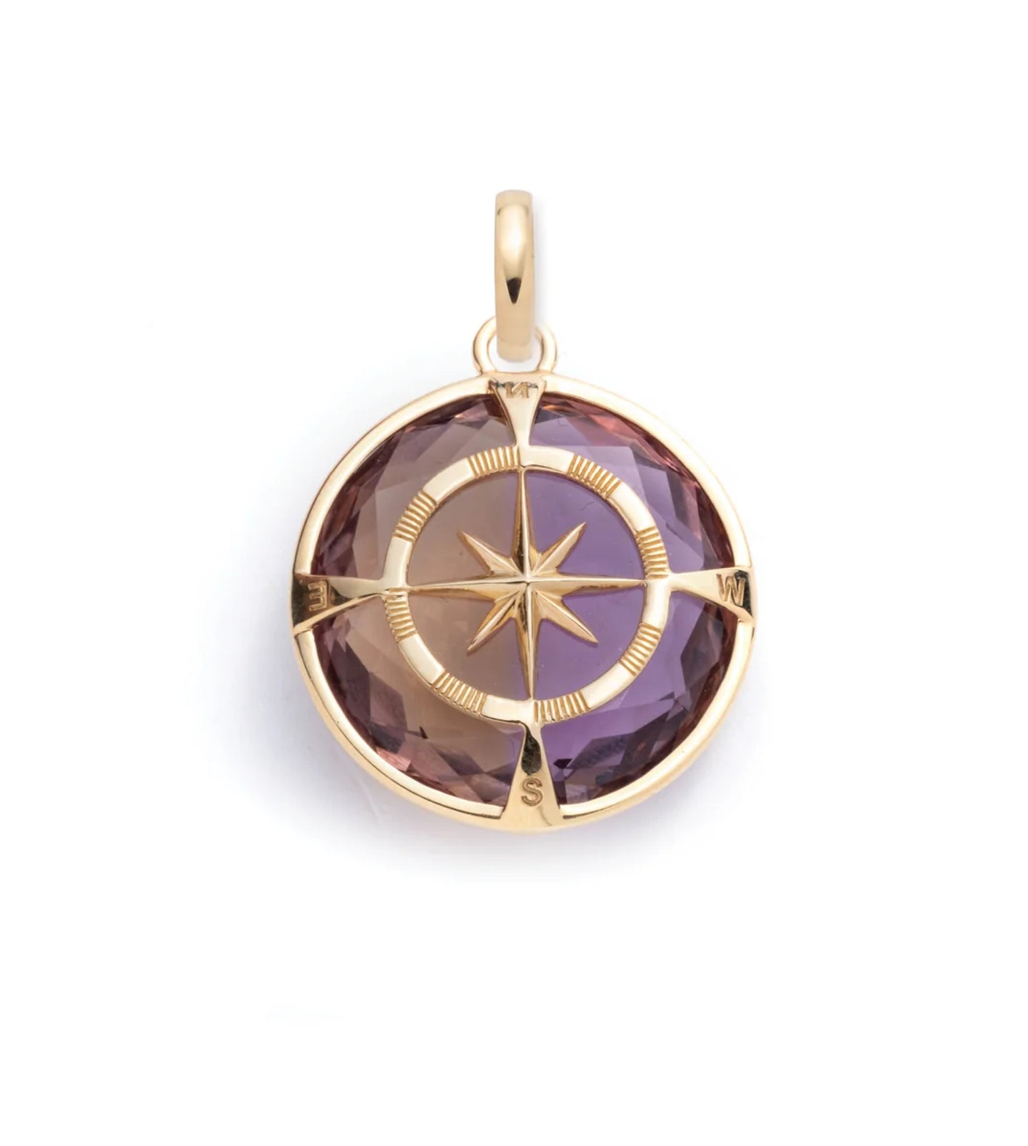 18K Gold Internal Compass Medallions – FoundRae