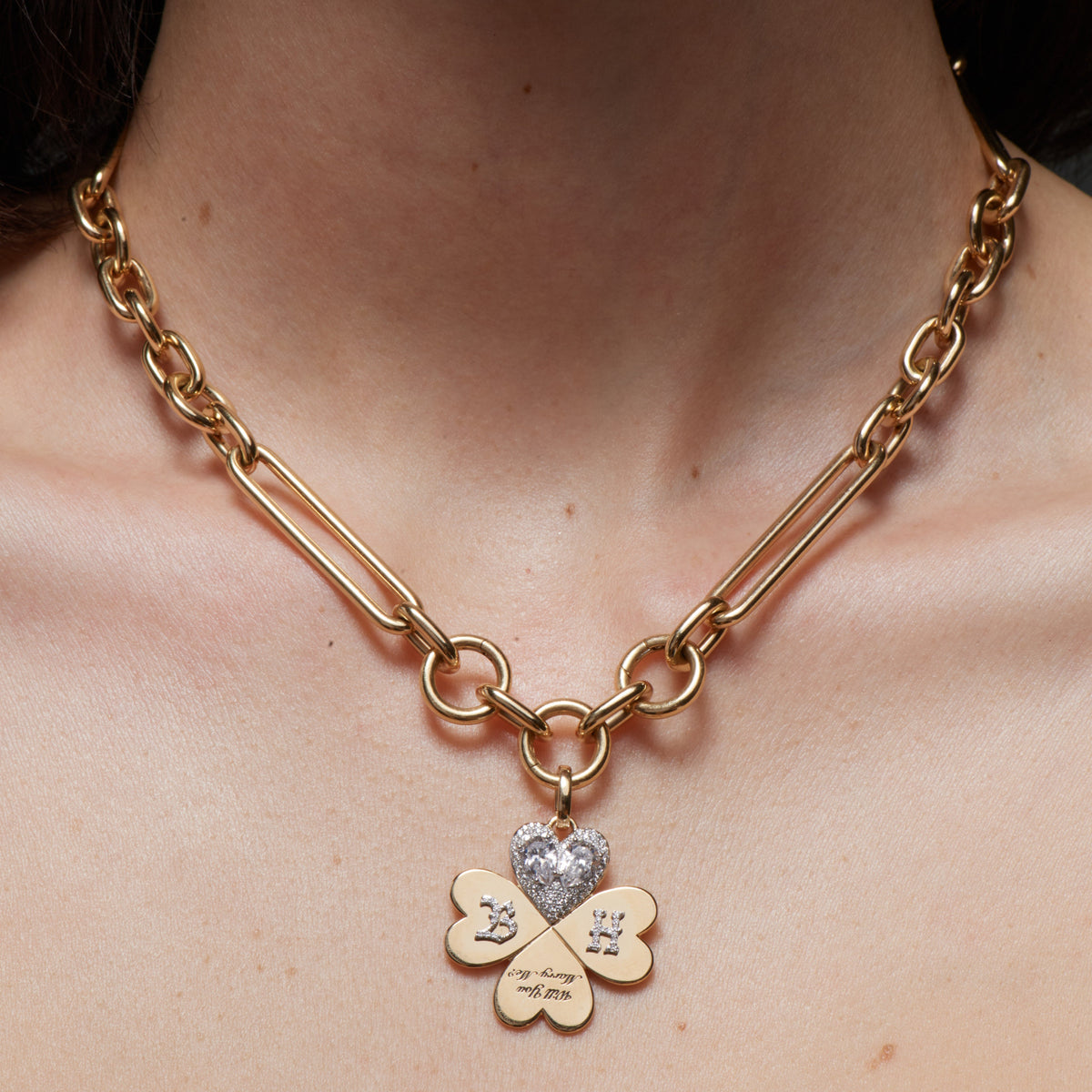 Custom Will You Marry Me Gold Necklace | FoundRae in 18K Yellow Gold ...