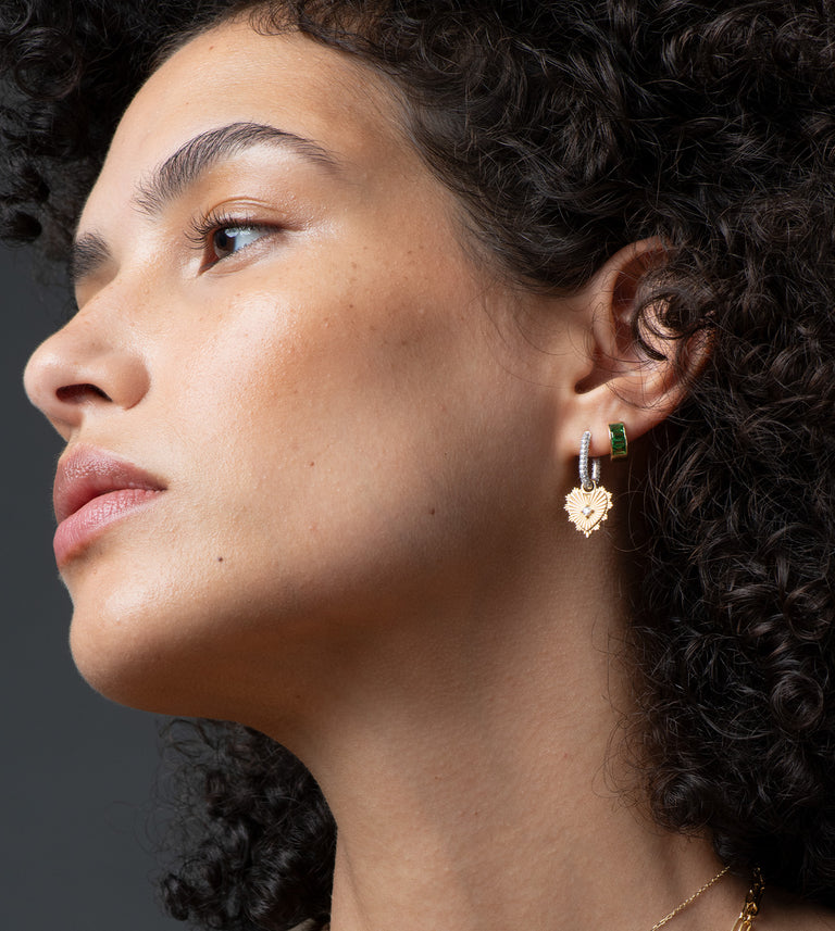 Fine Gold Earrings - Hoops, Fobs & Story Earrings – FoundRae