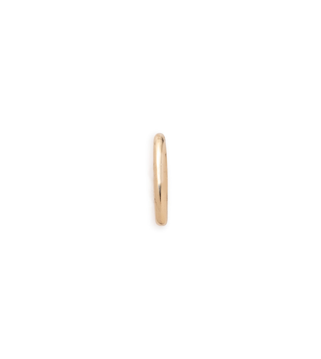 18K Yellow Gold Oversized Oval Heart Slide | FoundRae
