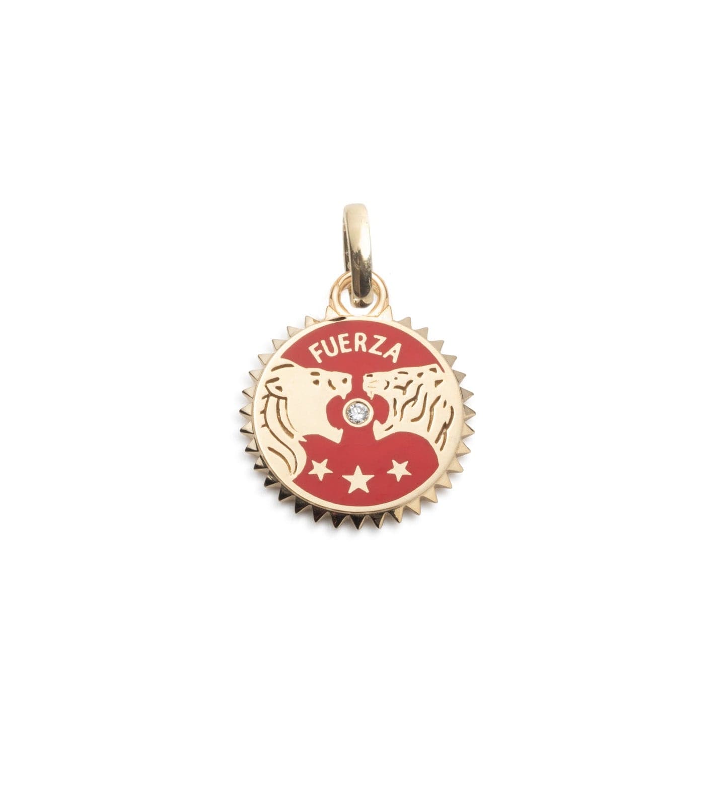 Strength Medallions - Symbolic Gold Strenght Pendants – FoundRae